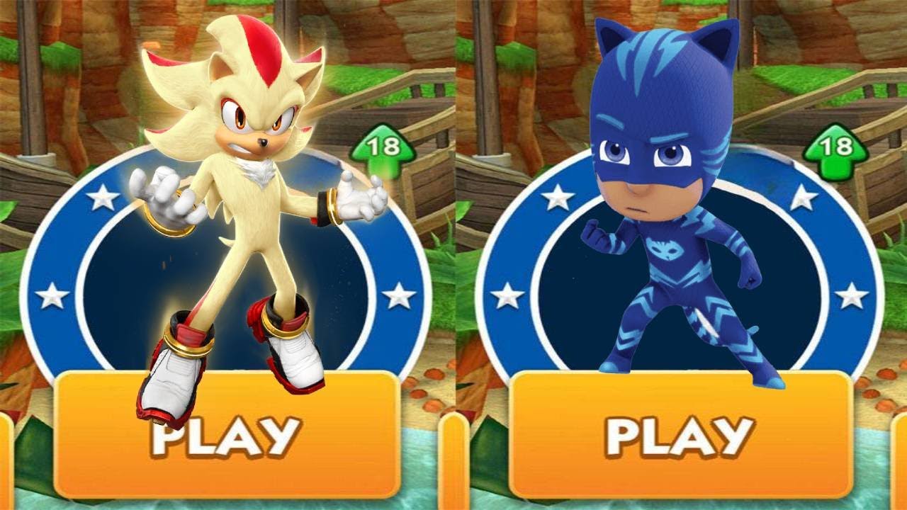 MOVIE SUPER SHADOW vs PJ masks CATBOY Subway Run vs ALL BOSSES ZAZZ ...