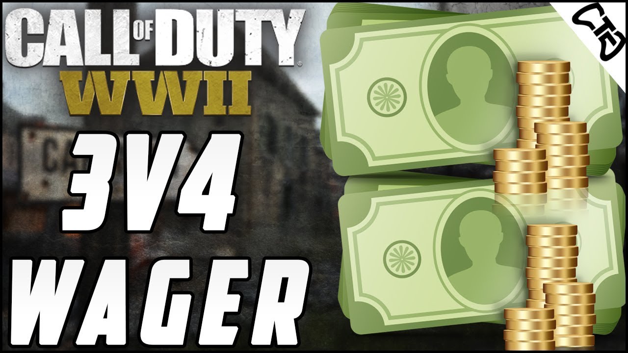 3v4 $2 WAGER MATCH! - COD WW2 UMG WAGER GAMEPLAY - YouTube