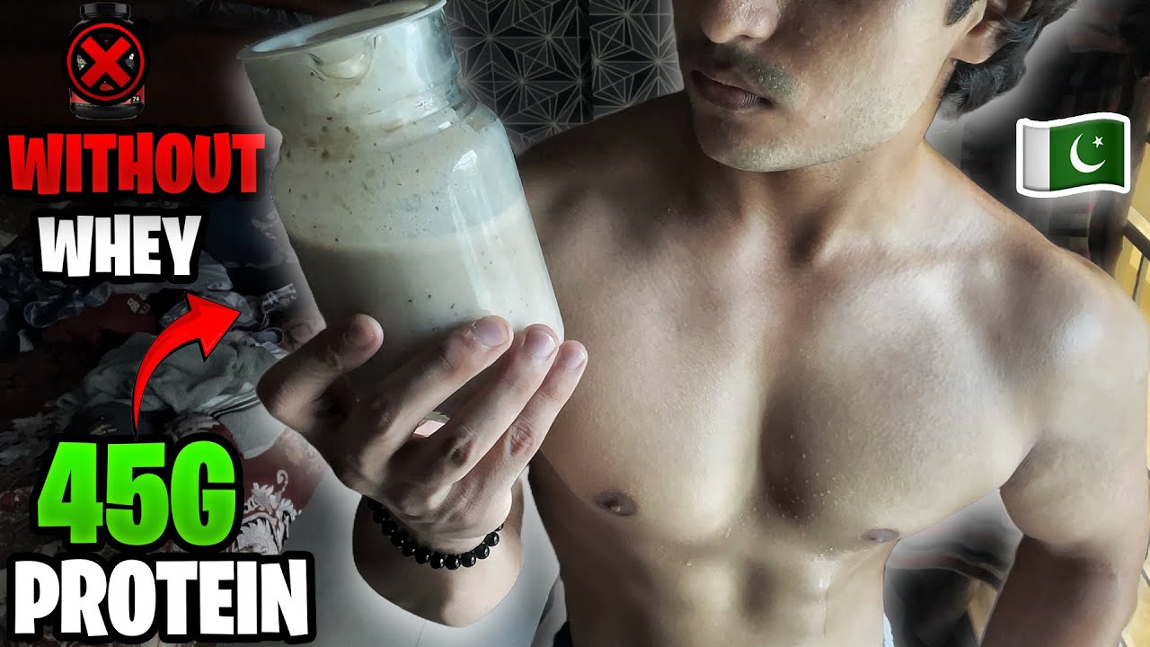 I Made A Muscle Building Shake Without Protein Powder To Gain Weight ...