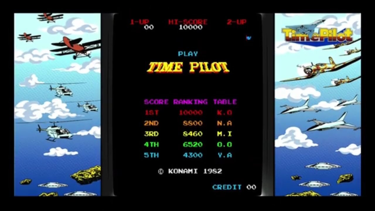 Time Pilot Retro Arcade vs Atari 2600 vs Colecovision - YouTube