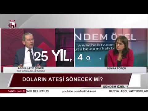 Abdüllatif Şener Yap İşlet Devret yöntemiyle Devletin nasıl soyulduğunu anlatıyor