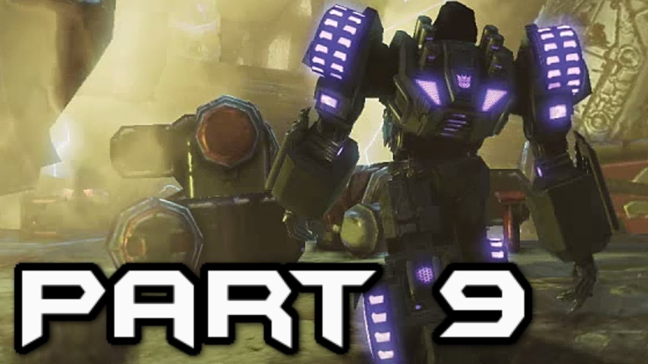 Transformers Fall of Cybertron Walkthrough Gameplay Part 9 - Stop The ...