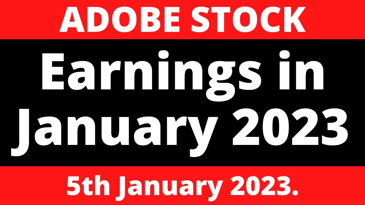 Adobe Stock Earnings in January 2023. - YouTube