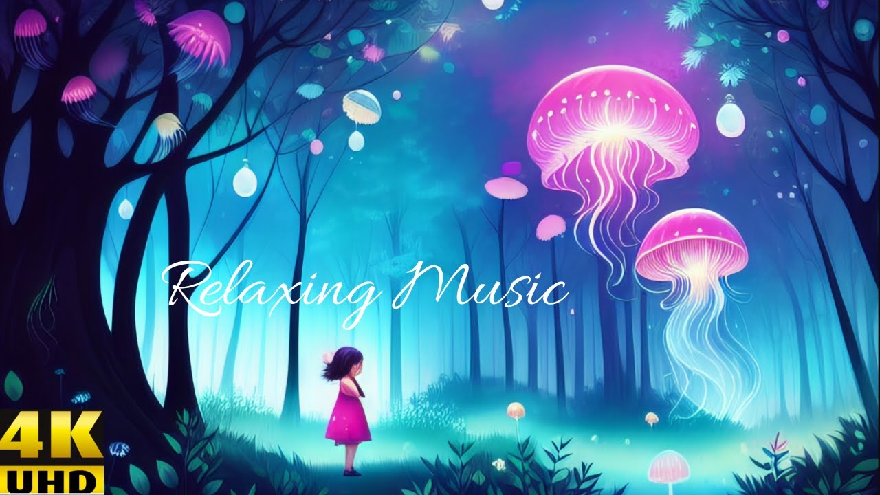 Amazing, Adorable jellyfish | watch in 4K UHD | Relaxing music ...
