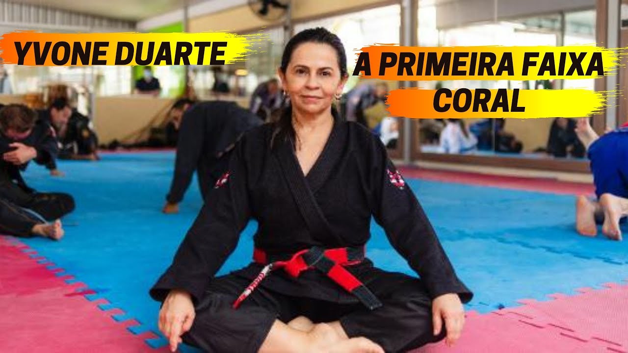 YVONE DUARTE A PRIMEIRA FAIXA CORAL DE JIU JITSU ! - YouTube