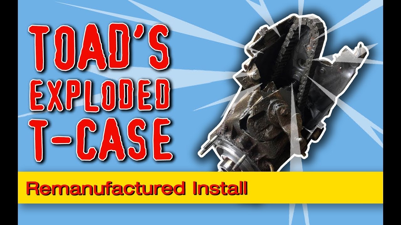Toads Exploded T-case - Jeep 2 Door JK DIY replacement - YouTube