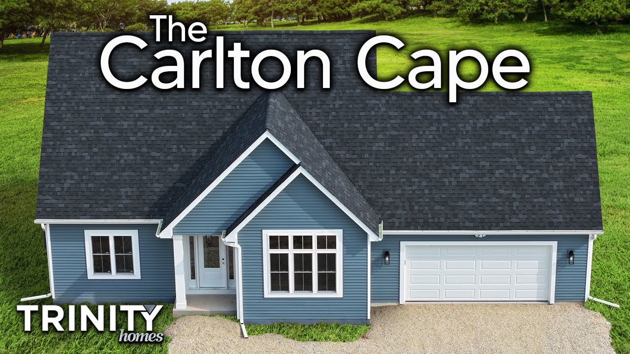 Carlton Cape Two-Story Home Design - By Trinity Homes Builders, WI ...