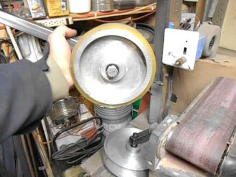 treadmill grinder wheel update - YouTube