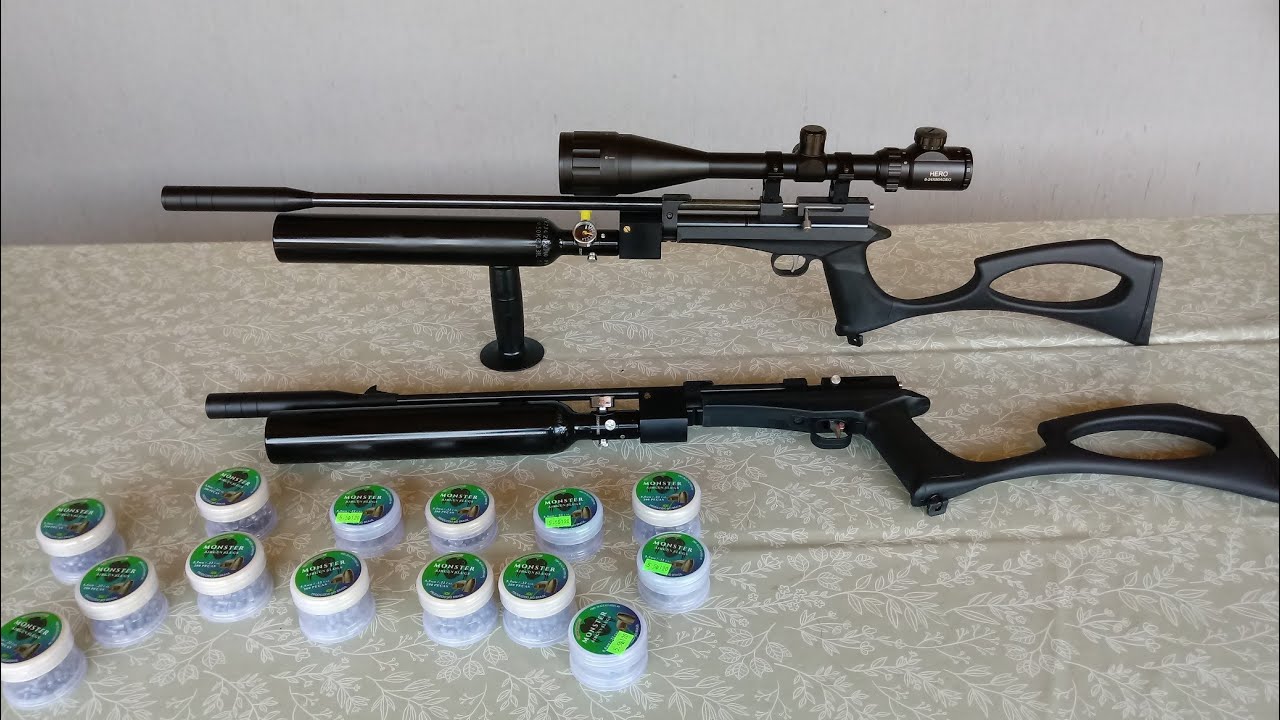 carabinas de pressão cp2 custumizada para pcp com cilindro 380cc 200bar ...