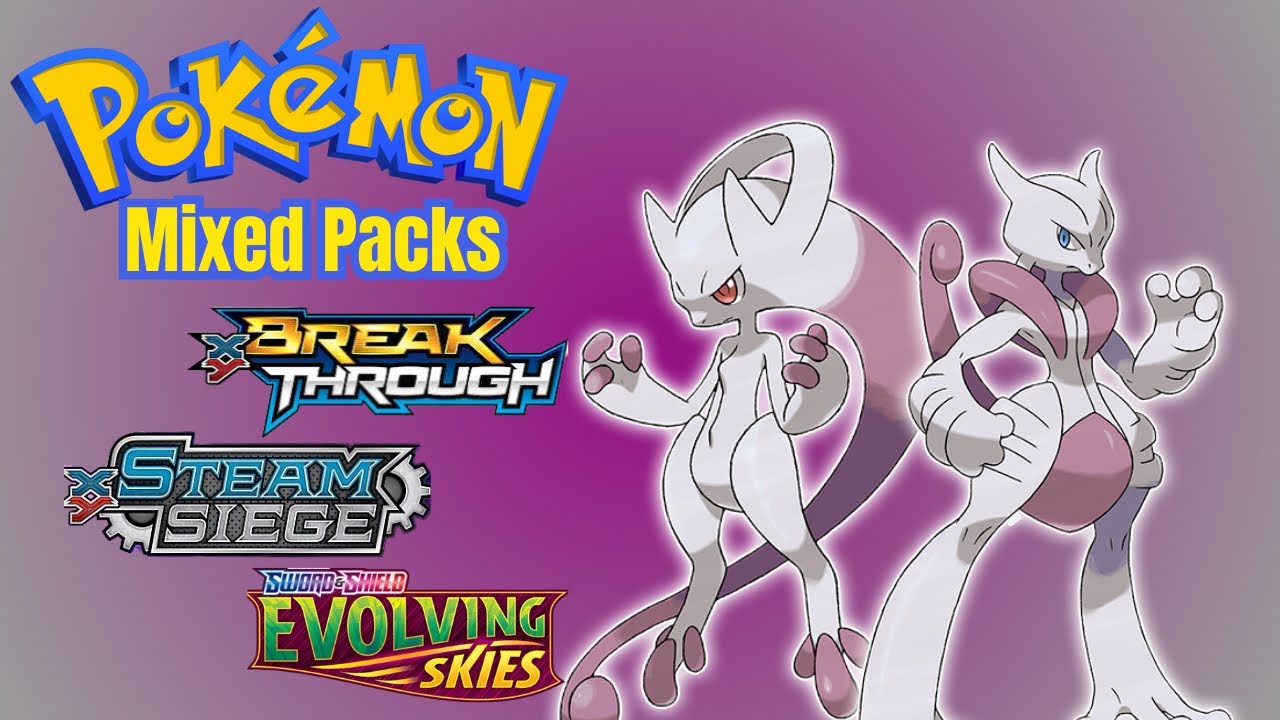 Opening a Mixed Set of Pokémon Packs - YouTube