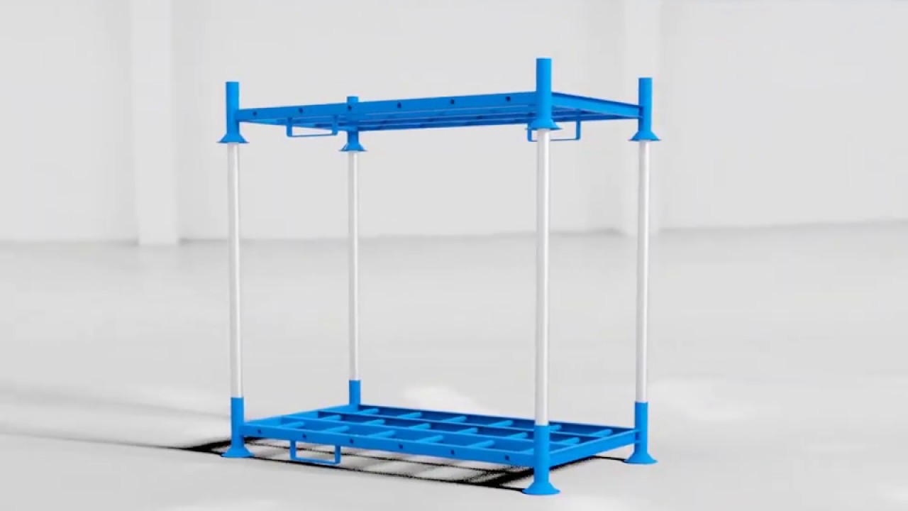 Steel pallets Manurack - YouTube