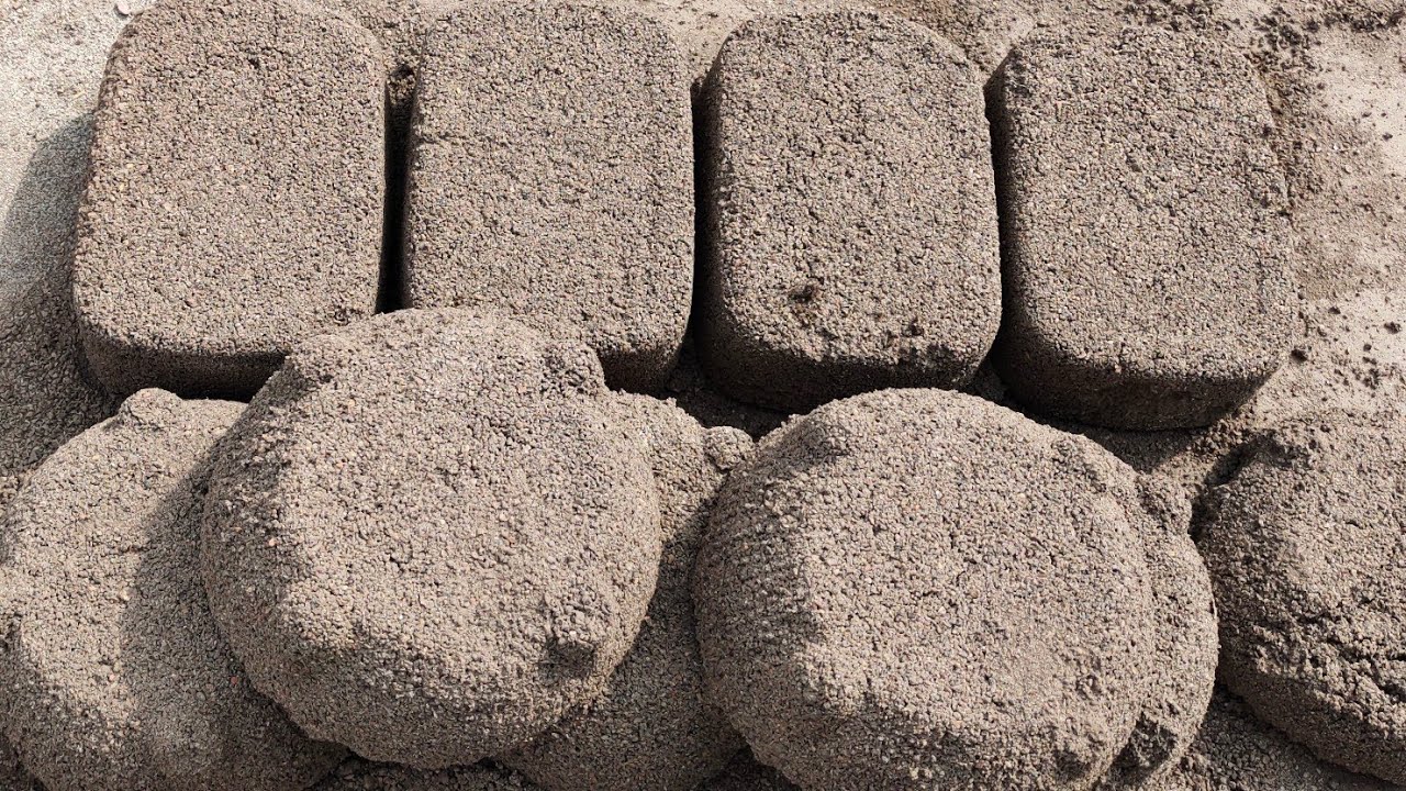 👏😮New Super crispy floor crumbling of colorful texture bowls and slabs ...