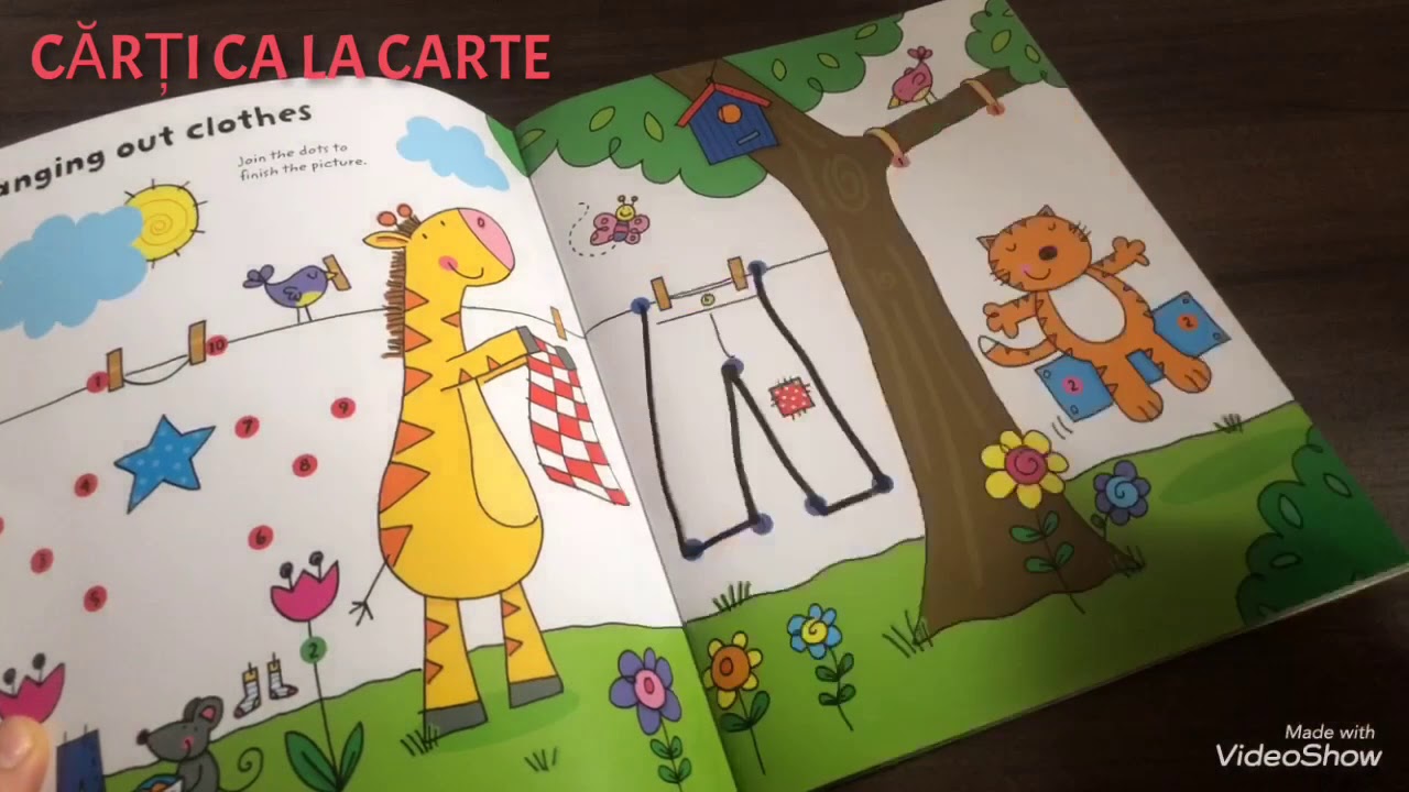 Big Wipe clean usborne activity book - YouTube