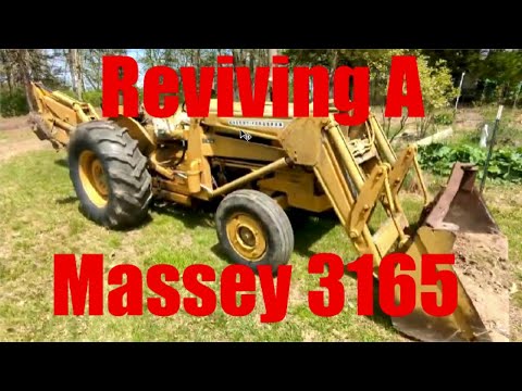 Restoring A Massey Ferguson 3165 With 200 Loader And 222 Back Hoe To ...