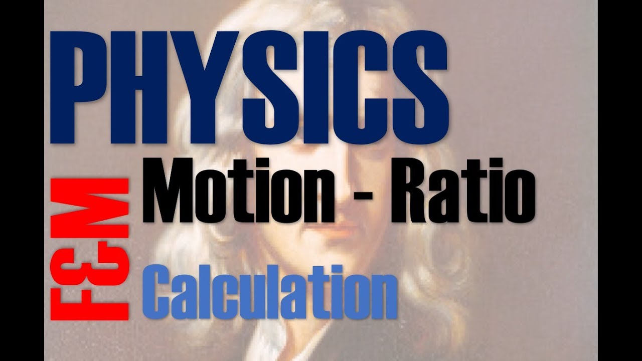 [DSE Physics] FM2-11 Motion, Ratio (DSE13#8) - YouTube