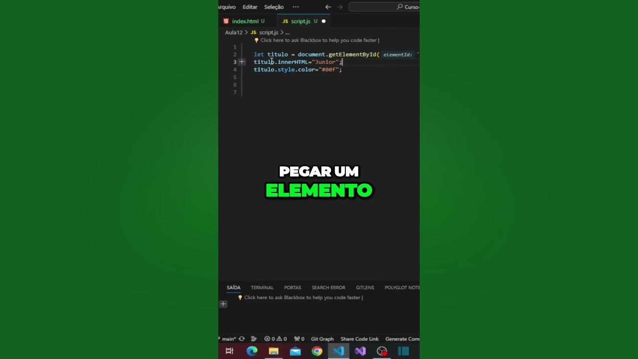 Css Com Javascript Básico 🎯🎓🤑 Shorts Javascripttutorial Programming Javascript Youtube