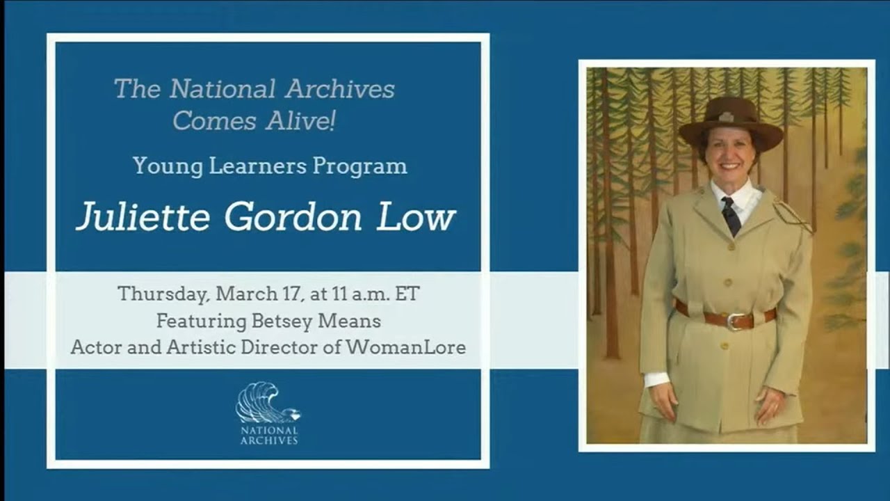 National Archives Comes Alive! Young Learners Program: Meet Juliette ...