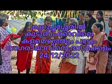 Sarppam pattu, കുറുപ്പശ്ശേരിൽ സർപ്പക്കാവ്, kerala,24/12/2022, പുള്ളുവ ...