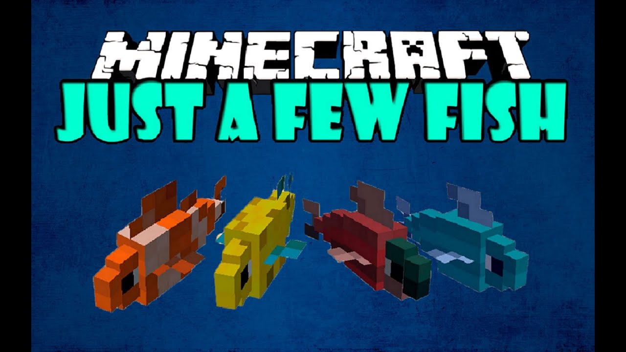 COMO INSTALAR JUST A FEW FISH EN MINECRAFT 1.7.10,1.8 Y 1.8.9 - YouTube