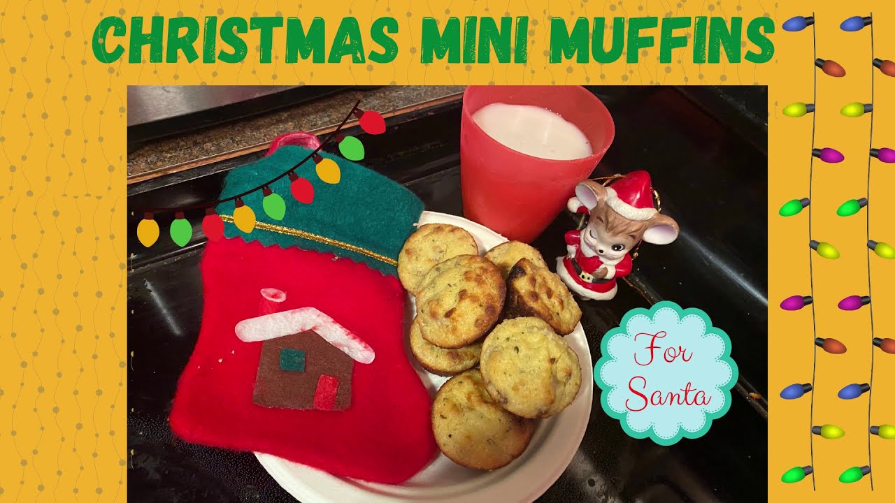 Christmas Mini Muffins Easy Recipe- Vegan, Healthy, Delicious, Moister ...