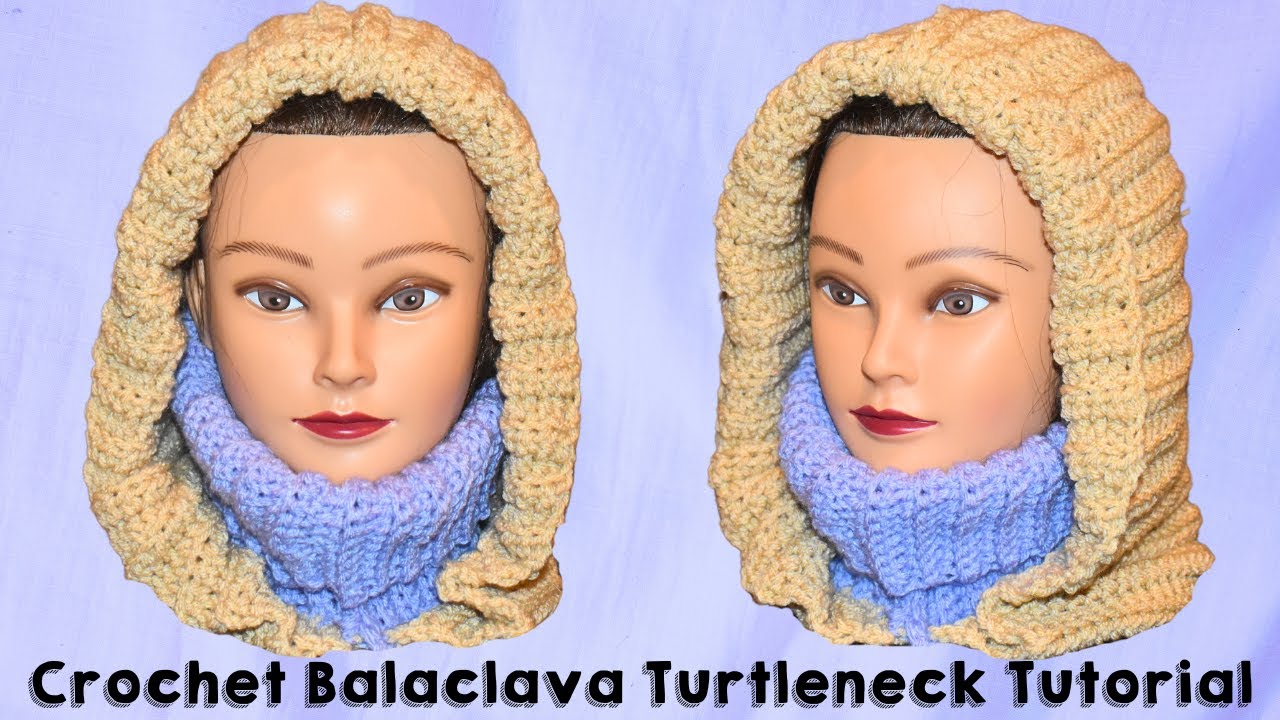 How To Crochet A Balaclava Tutorial For Beginners | Crochet Balaclava ...