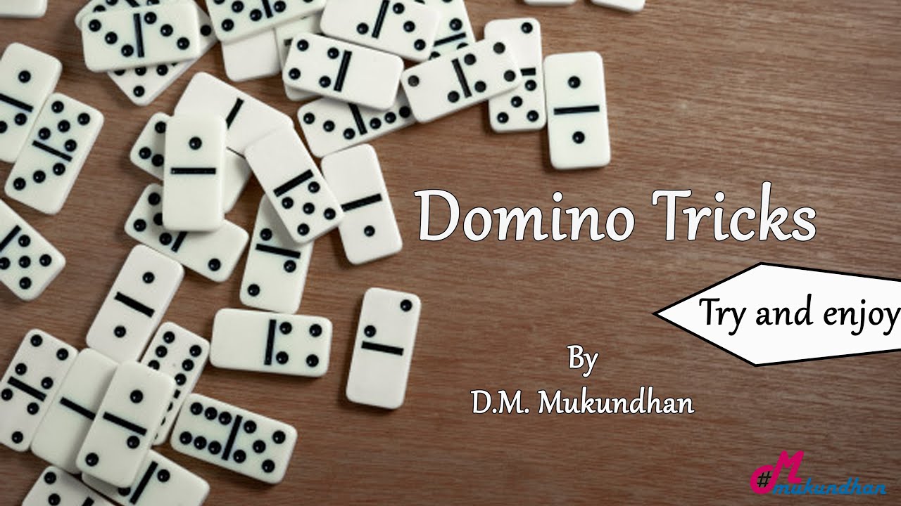 Fantastic Domino Tricks | Cool Domino Tricks | D.M. Mukundhan - YouTube