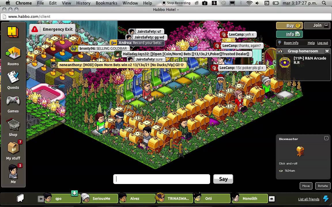 LeeCamp Habbo Paying 15c Roll (Safe) - YouTube