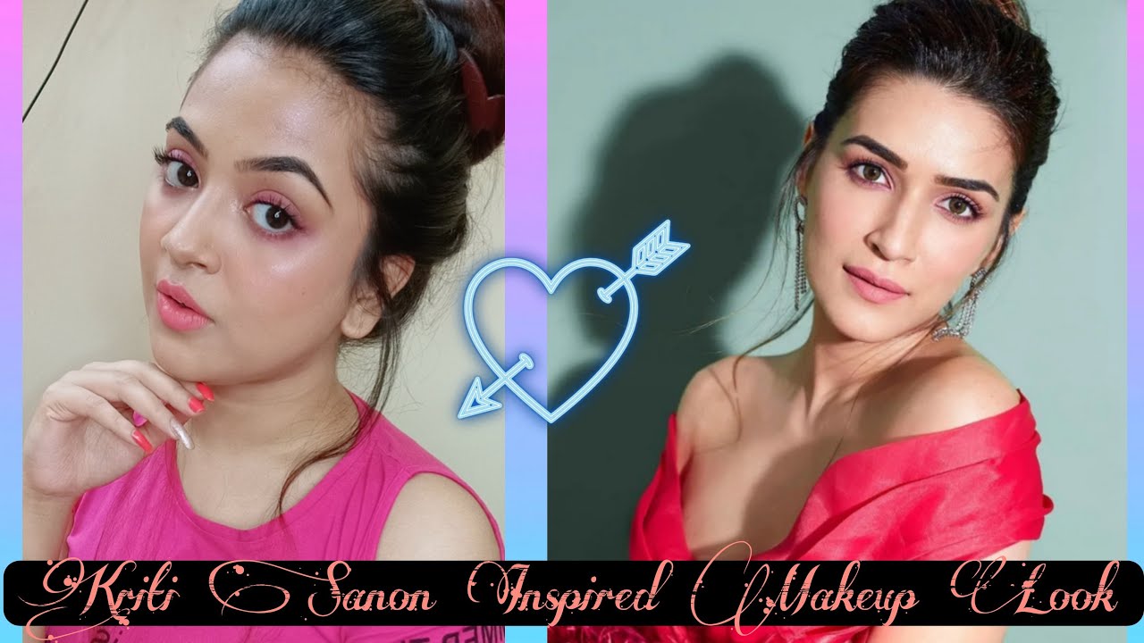 Kriti Sanon Inspired Makeup Look || Monotone Makeup Look || AZALEARZ ...