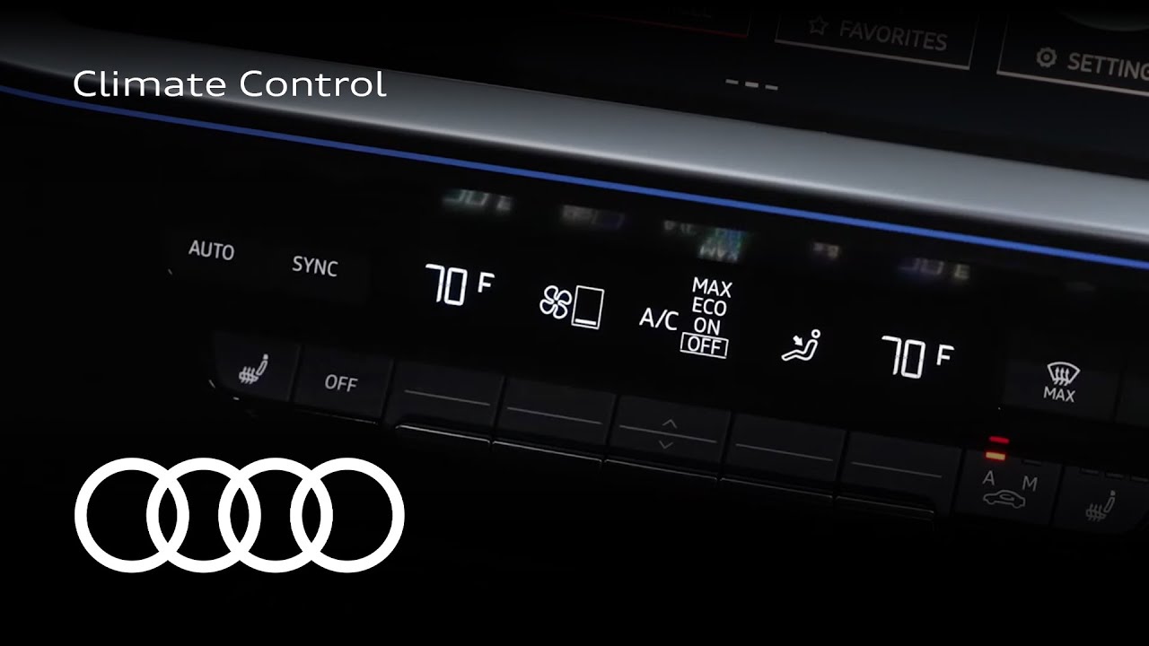 Audi Tech Tutorial: Climate Control - YouTube