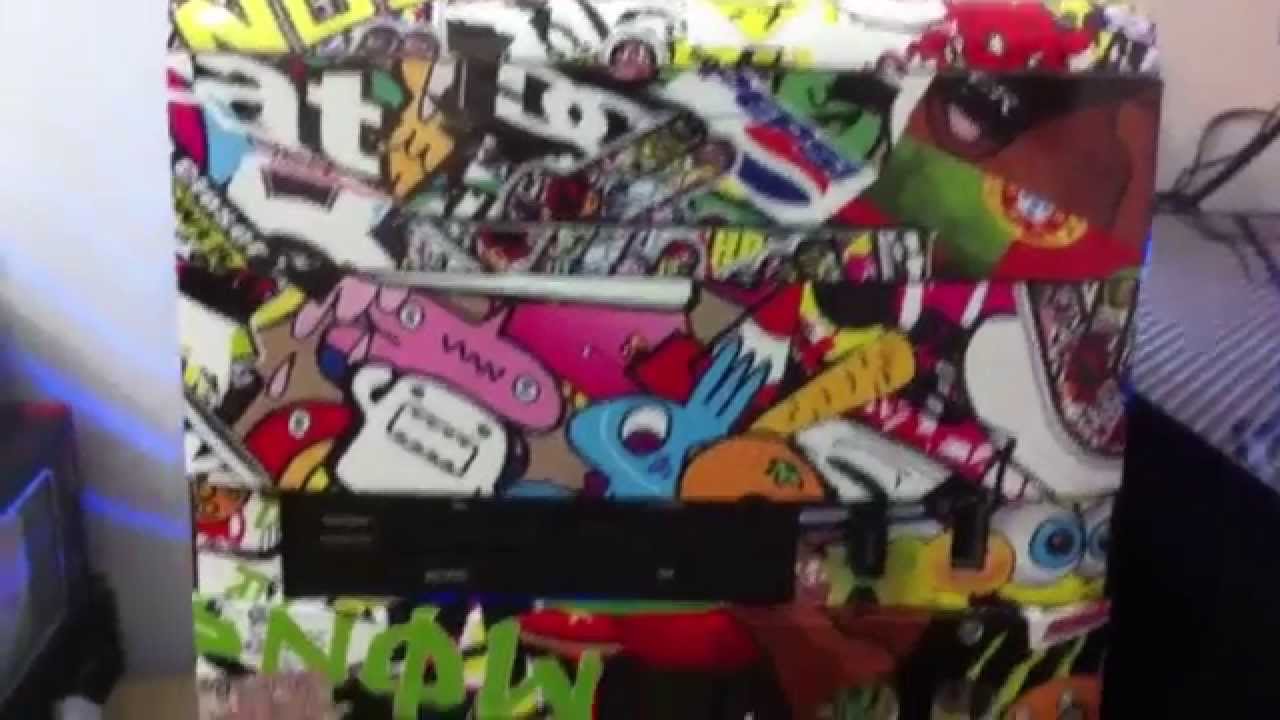 PC STICKER BOMB - YouTube