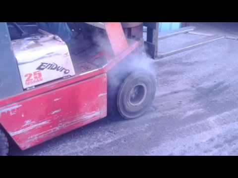 Forklift burnout