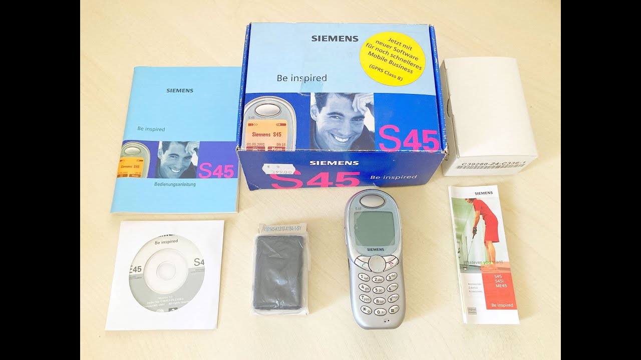 SIemens S45 - Brand New in Box - 2025 - First GPRS phone from Siemens ...
