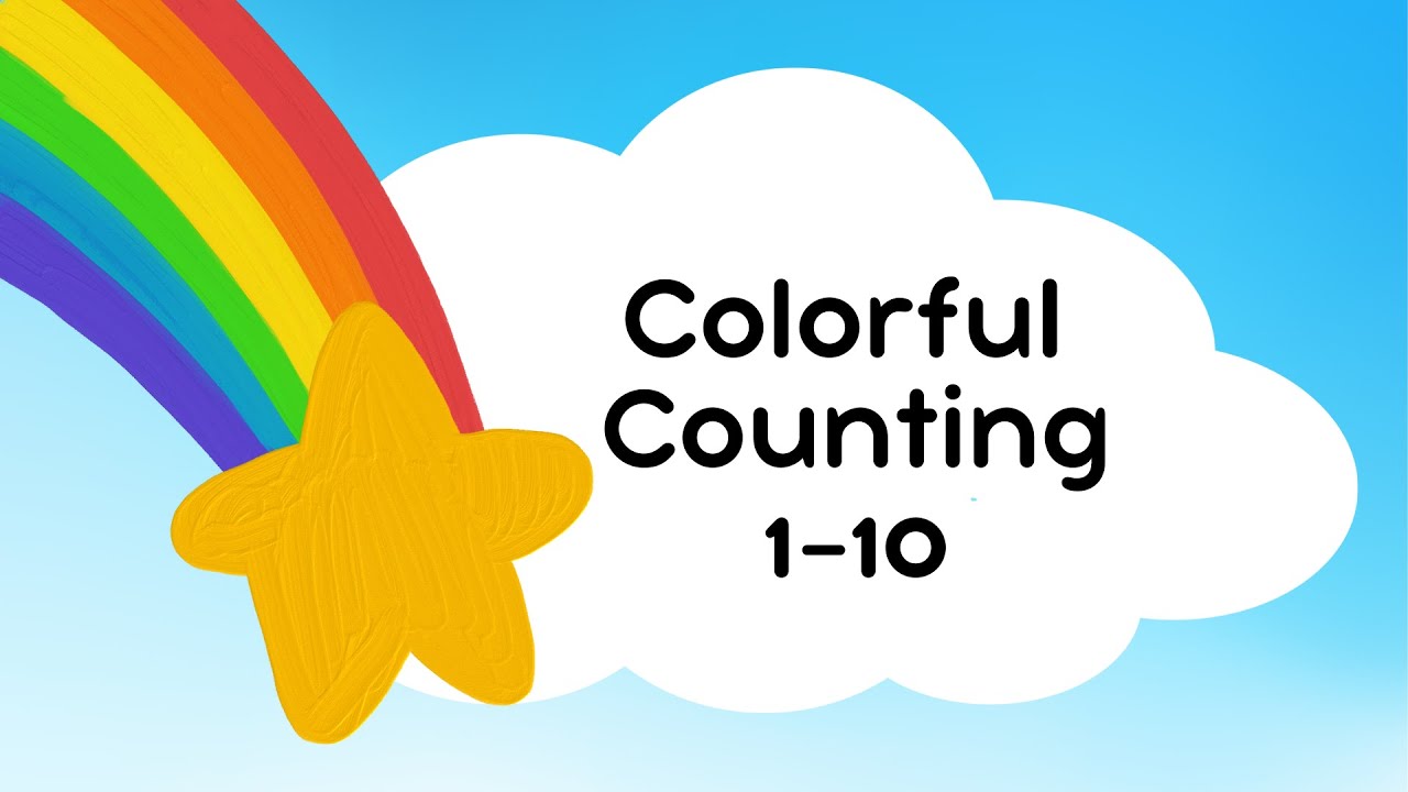 Animated number story 1 to 10 counting numbers I count the numbers 1 to ...