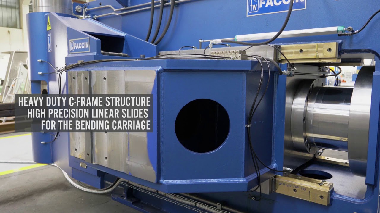 Frame Bender for the ship building undustry by Faccin Group - YouTube