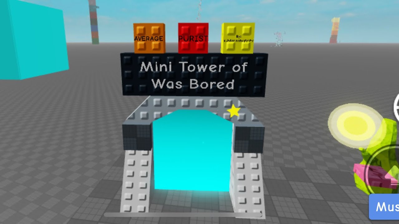 (All-Jump) Mini Tower of Was Bored [the baseplate project] - YouTube