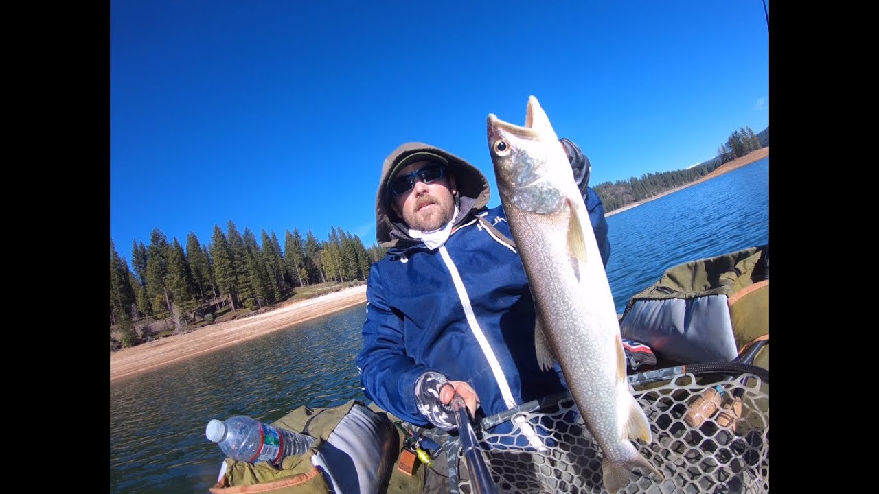 Sly Park California Jenkinson Lake February Trout Mackinaw Session 4 ...