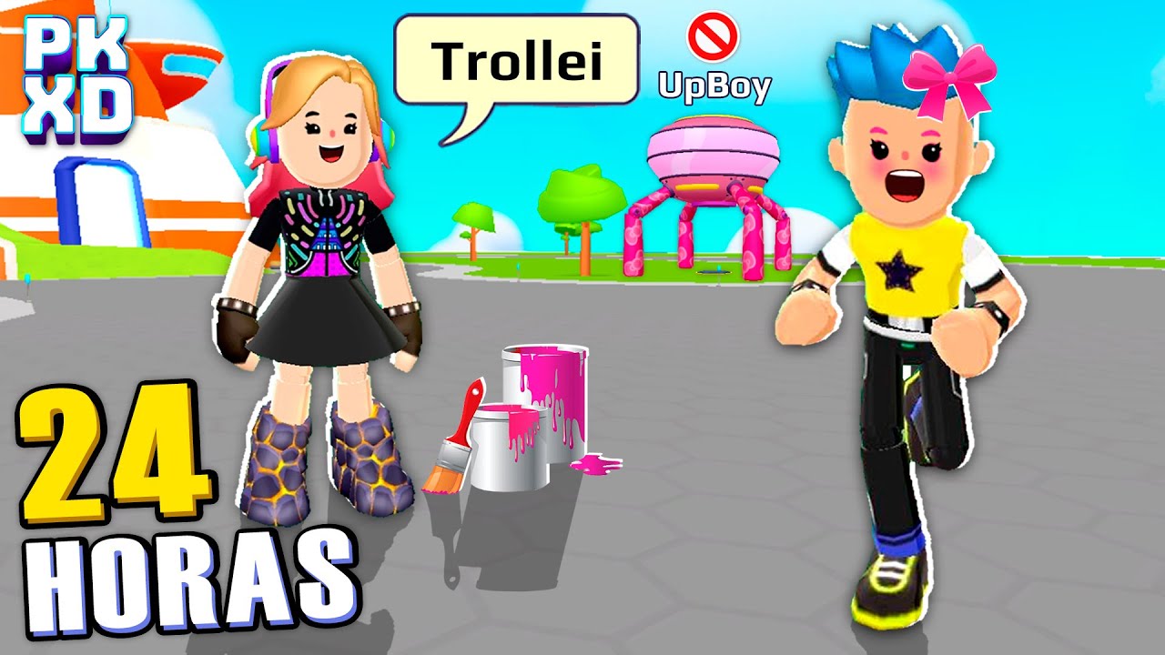 ⏱️ 24 Horas TROLLANDO o UpBoy no PK XD : A Revanche - YouTube