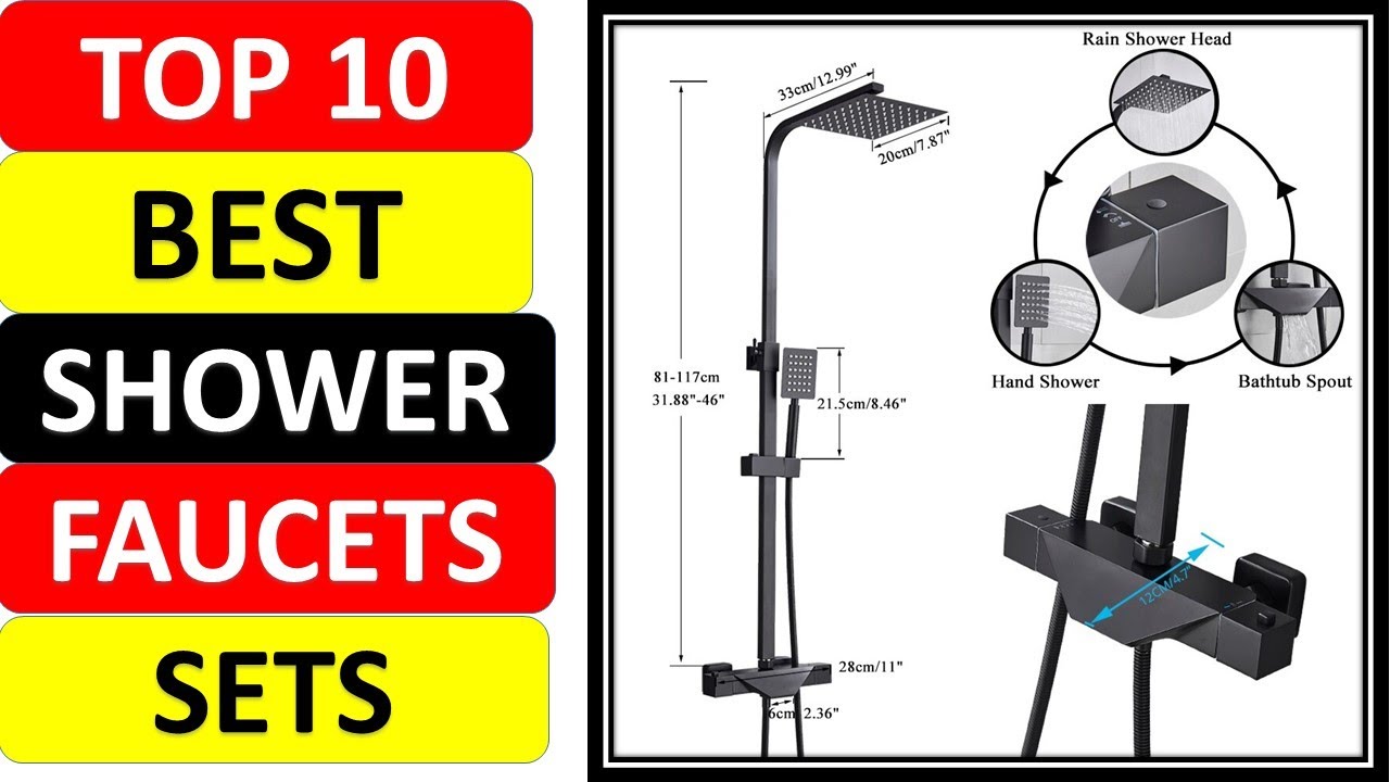 Top 10 Best Shower Faucets Sets Review in 2021 - YouTube
