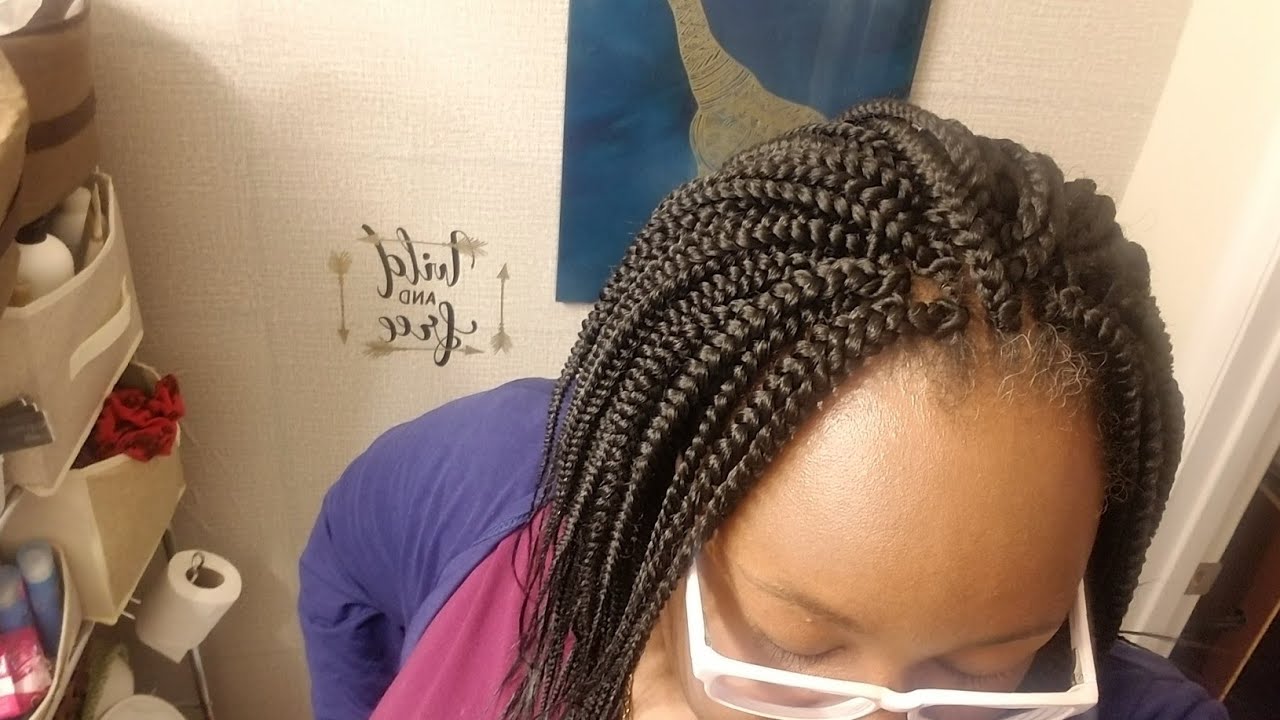 Outre xpression box braids crochet hair - YouTube