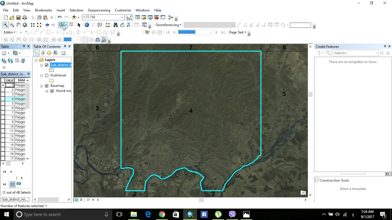 Free download high resolution satellite images In Arc Map Interface ...