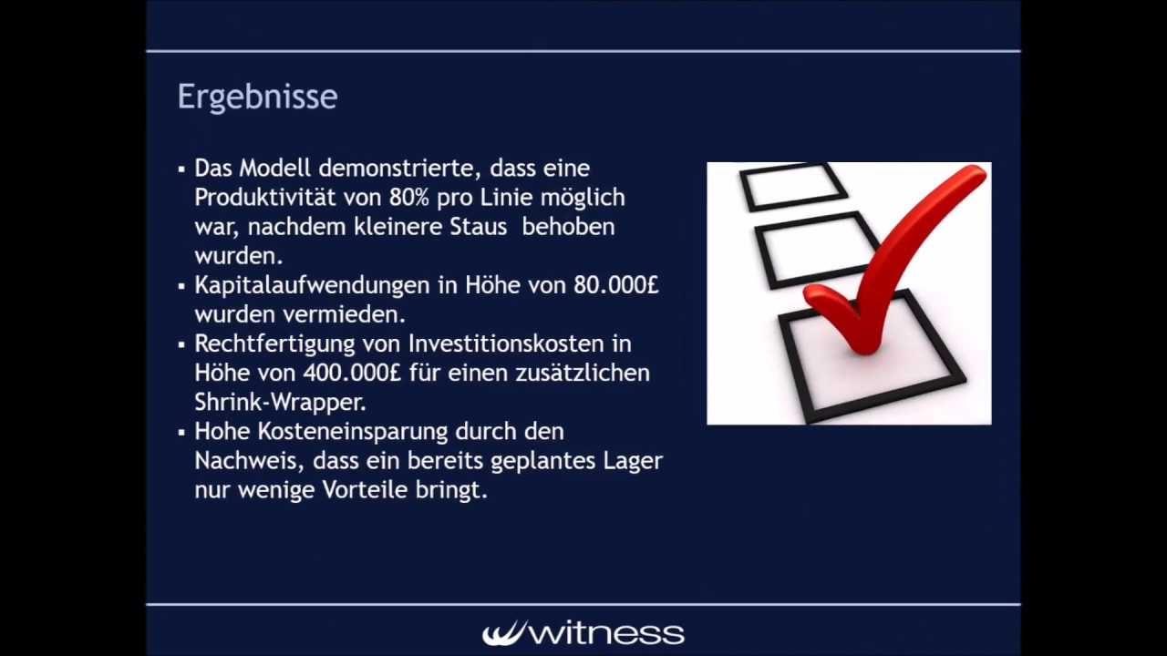 #WITNESS Simulation - Optimierung der Abfüllung eines ...