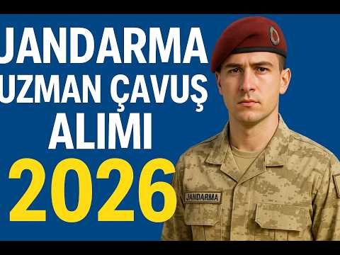 Jandarma Uzman Çavuş Alımı 2026| Kılavuz İncelemesi Tüm detaylar