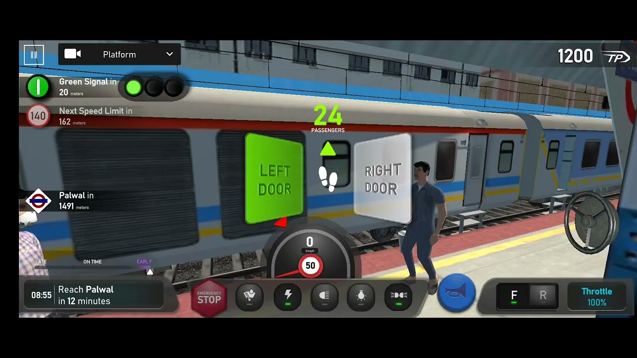 indian train simulator wag 7 blue 🔵💙 new horn sound like - YouTube
