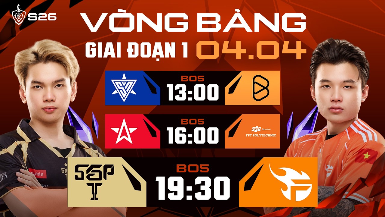 SPN vs BOX | 1S vs FPL | SGP vs FPT | GIAI ĐOẠN 1 - LƯỢT VỀ | ĐTDV MÙA ...