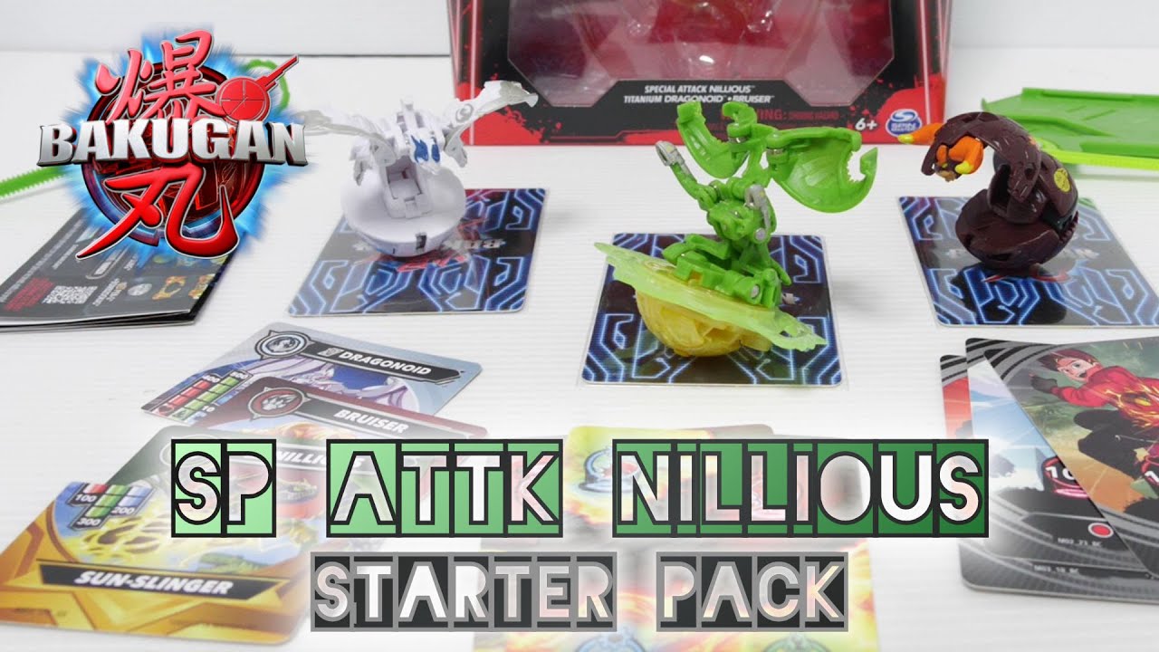 SPECIAL ATTACK NILLIOUS STARTER PACK (WAVE 3) | Bakugan G3 | BAKUGAN ...