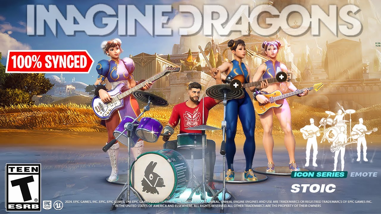 Fortnite STOIC Emote (by Imagine Dragons, new Icon Series) 100% SYNCED ...