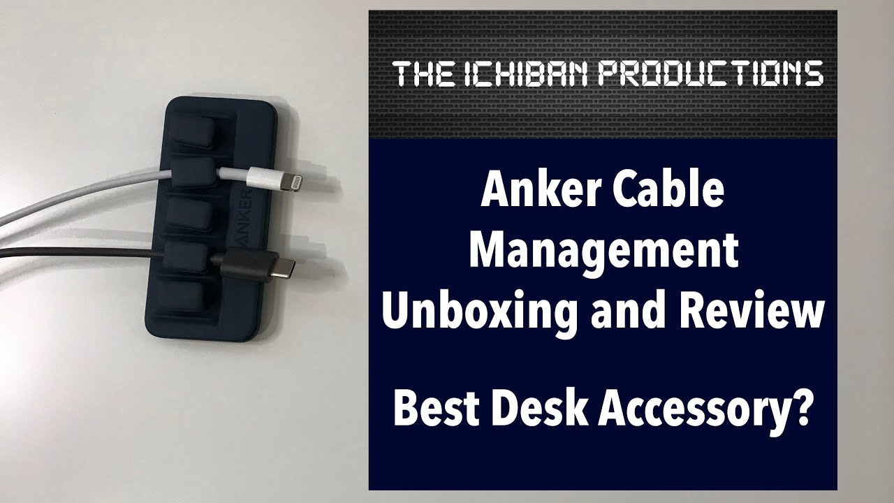 Best computer desk accessory? Anker Cable Management Unboxing & Review ...