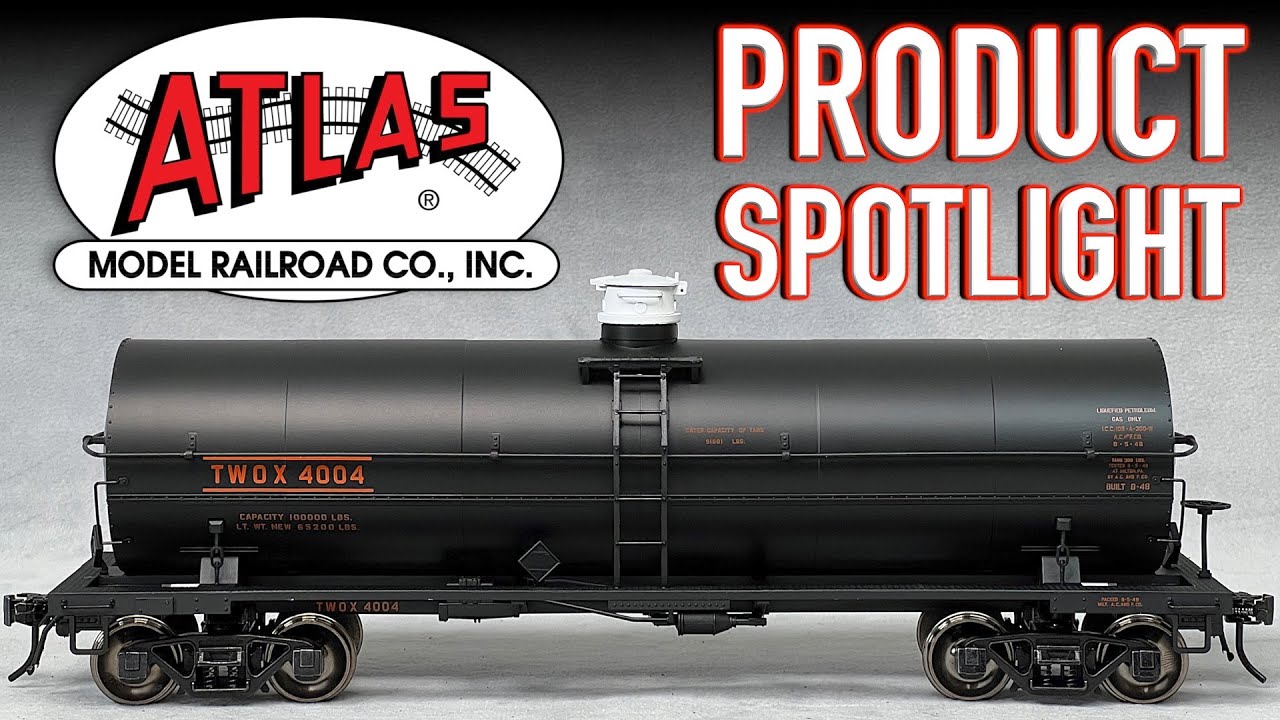 O Scale 11,000 Gallon Tank Car Atlas Product Spotlight - YouTube