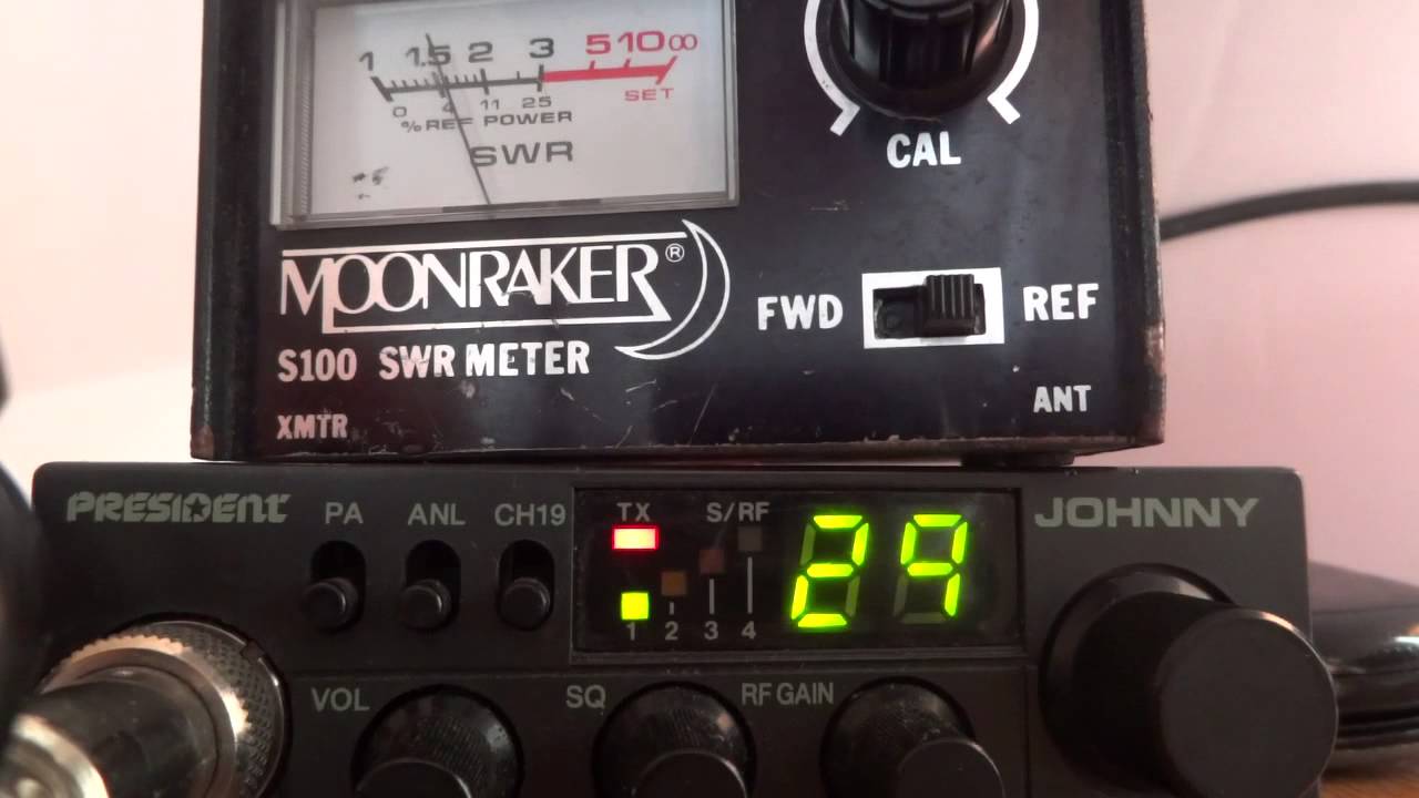 President Johnny CB radio test - YouTube