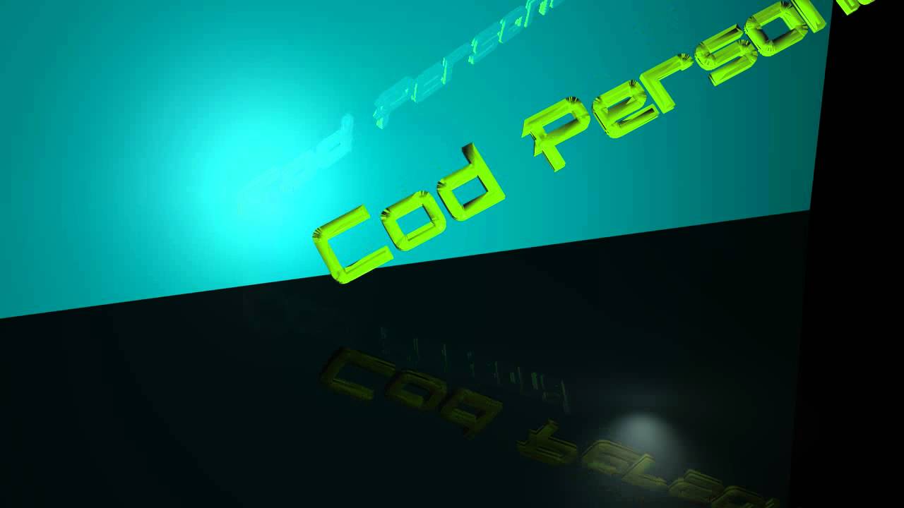 Cod Personal - YouTube